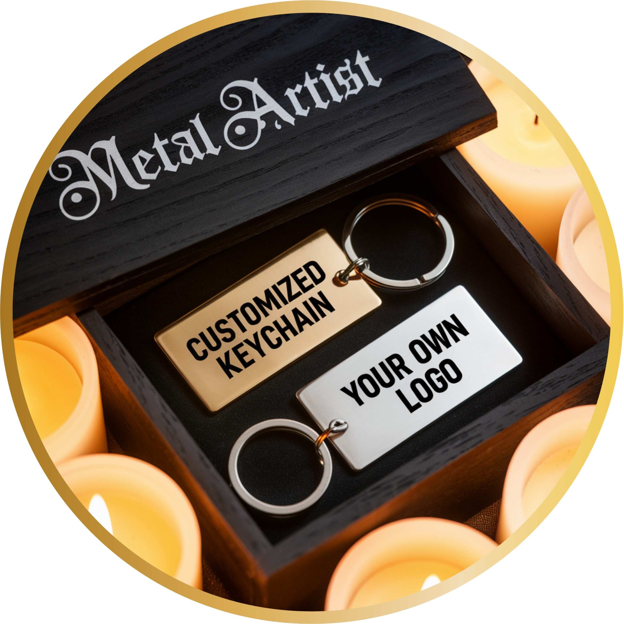 CUSTOMIZED KEYCHAINS – metal artist